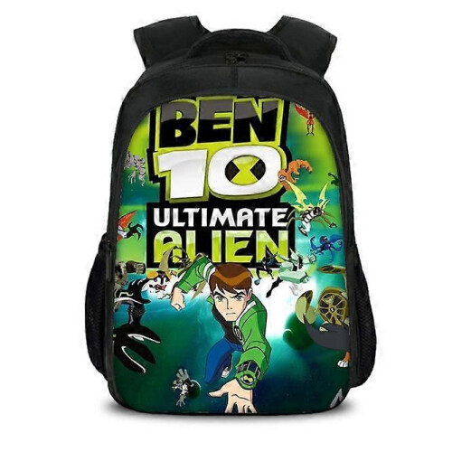 (style 32) 16 Inch Cartoon Ben 10 3d Print Children Backpacks Girl Boys ...