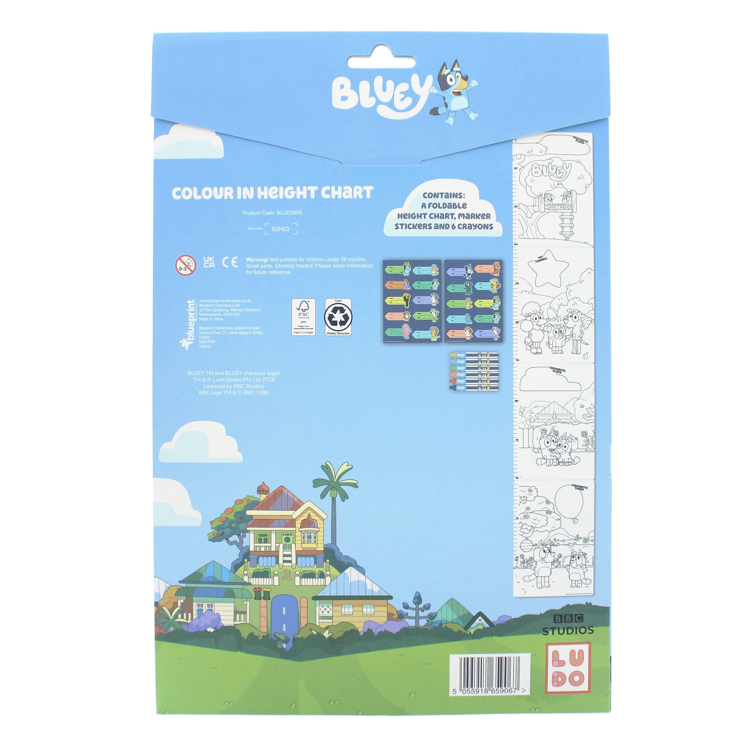 Bluey Height Chart | Height Chart for Kids | Kids Bedroom Accessories ...