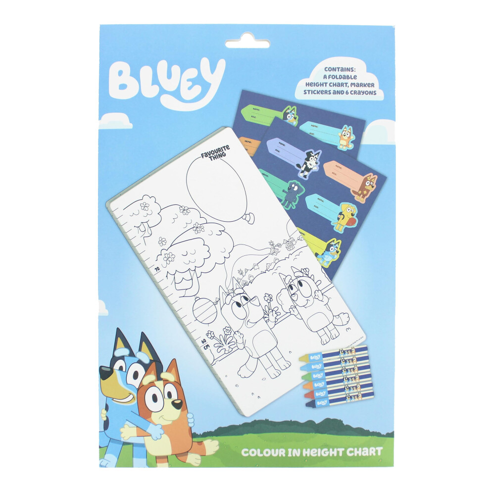 Bluey Height Chart | Height Chart for Kids | Kids Bedroom Accessories ...