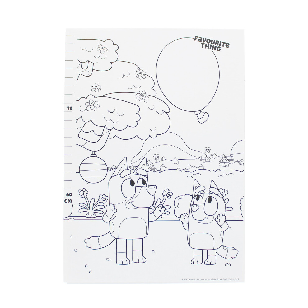 Bluey Height Chart | Height Chart for Kids | Kids Bedroom Accessories ...