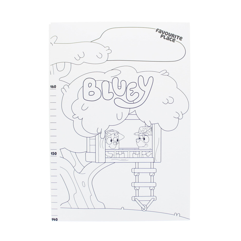 Bluey Height Chart | Height Chart for Kids | Kids Bedroom Accessories ...