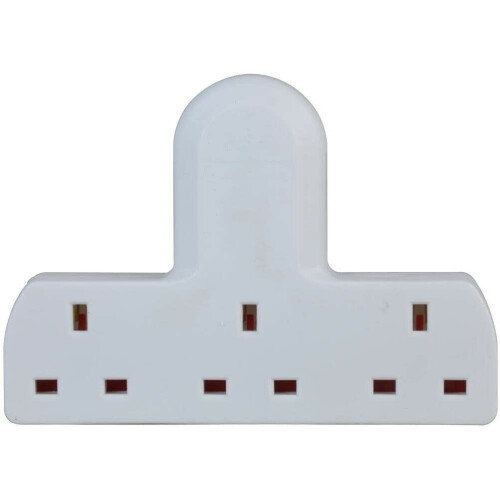 3 Way Plug Adapter – 250V/13AMP UK Multi Plug Adaptor – Multi-plug ...