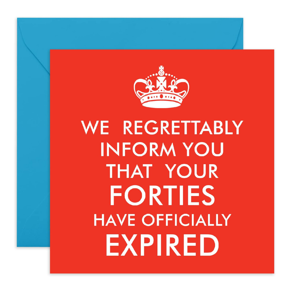Happy 50th Birthday Card - 'Forties Have Expired' - Funny Birthday ...