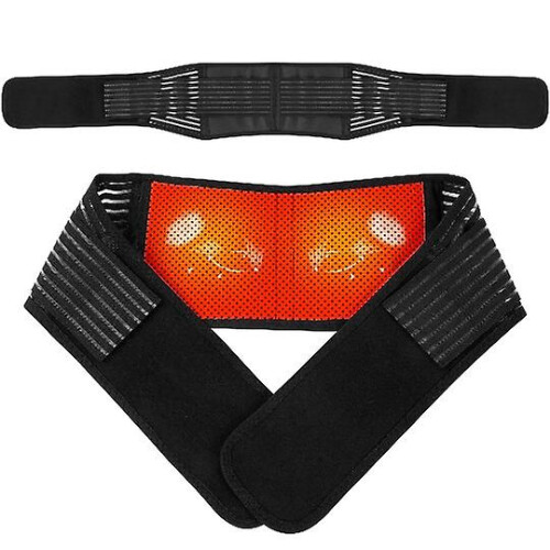(M) Heated Back Support Belt,magnetic Therapy Lumbar Support Beltself ...
