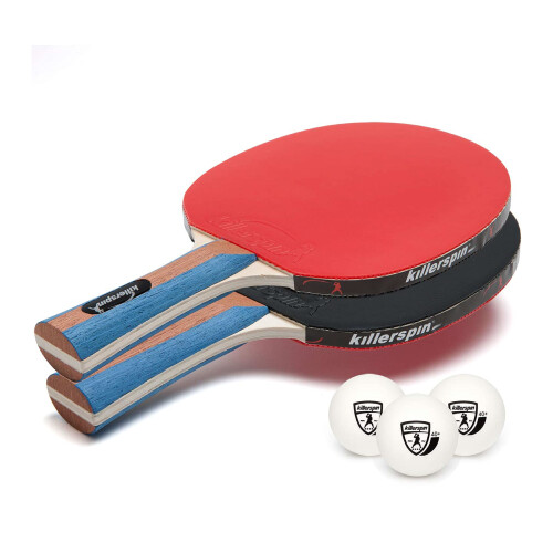 Killerspin Jet Set 2 Premium Set Table Tennis Set with 2 Ping Pong ...