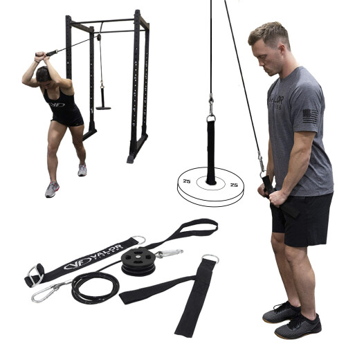 Valor Fitness PY-1 Portable LAT Pull Down Machine Bundle Option ...