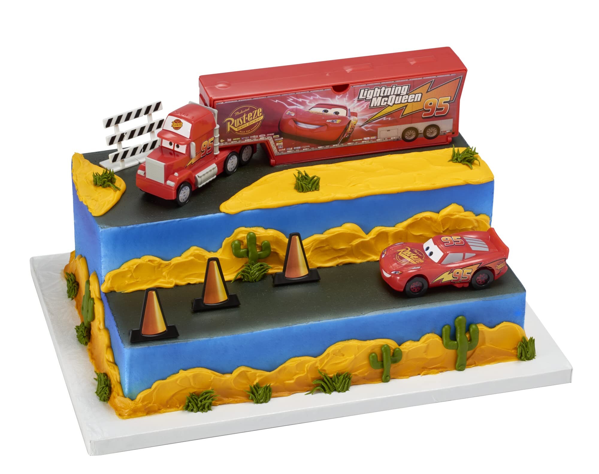 DecoSet Disney and Pixar Cars Built For Speed Signature Cake Decoration ...