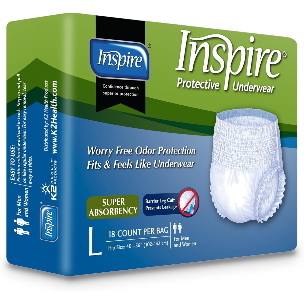 Inspire Adult Diapers for Men and Women Incontinence Underwear | Adult ...