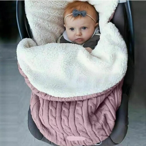 (Pink) Universal Baby Toddler Footmuff Cosy Warm Toes Apron Liner Buggy ...