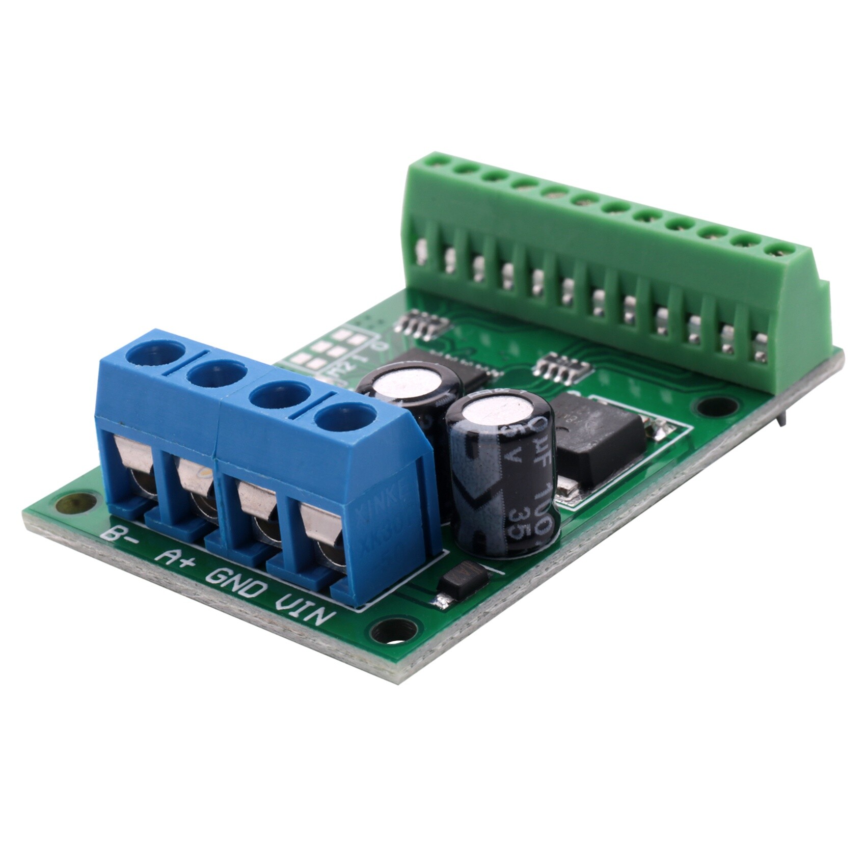 8Ch Input/Output Digital Switch TTL LvTTL CMOS RS485 IO Control Module Modbus Rtu Board for PLC ...