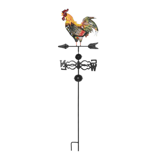 Metal Weather Vane with Rooster Ornament Wind Vane Weather Vain for ...