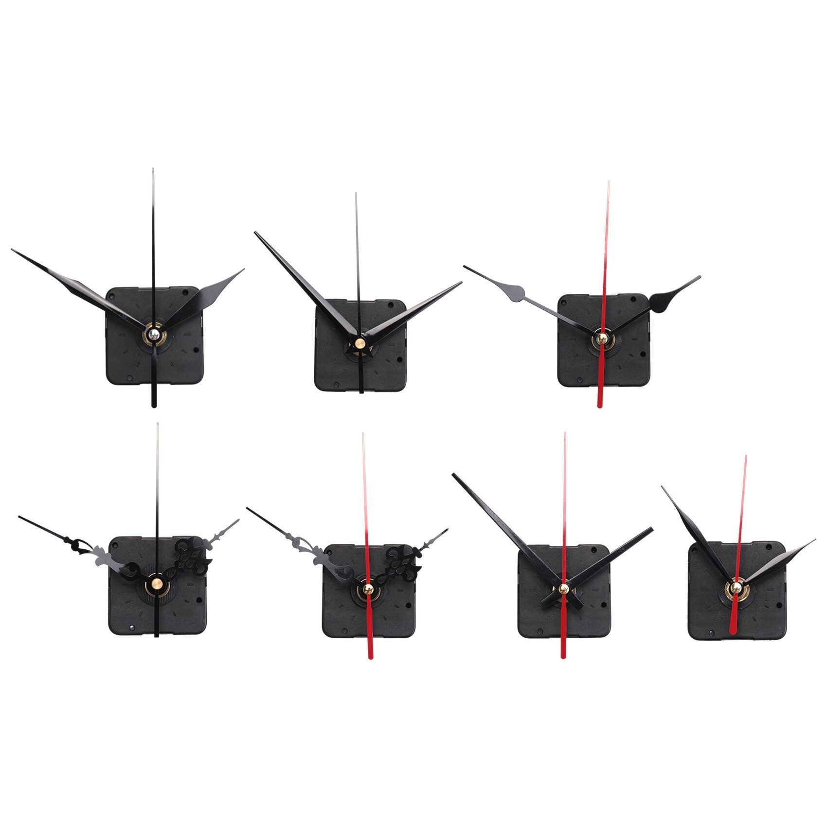 7 Sets Quartz Clock Movement Mechanism, Silent Short Shaft Clock ...