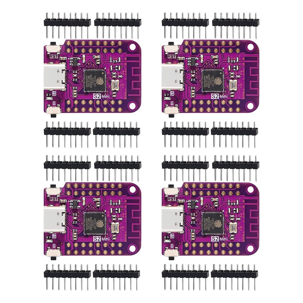 4pcs Esp32 S2 Mini V100 Wifi Iot Board Based Esp32 S2fn4r2 Esp32 S2 4mb Flash 2mb Psram