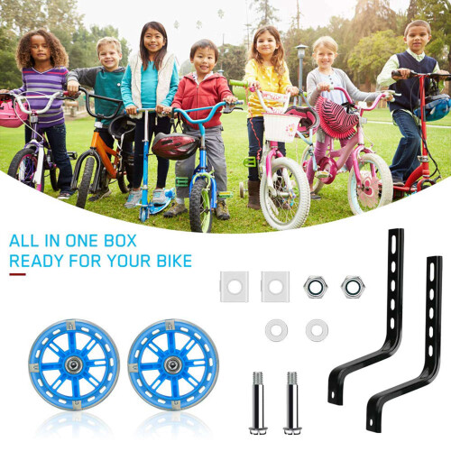 Kids Training Wheels for 20 Inch Bike Flash Bike Training Wheels ...