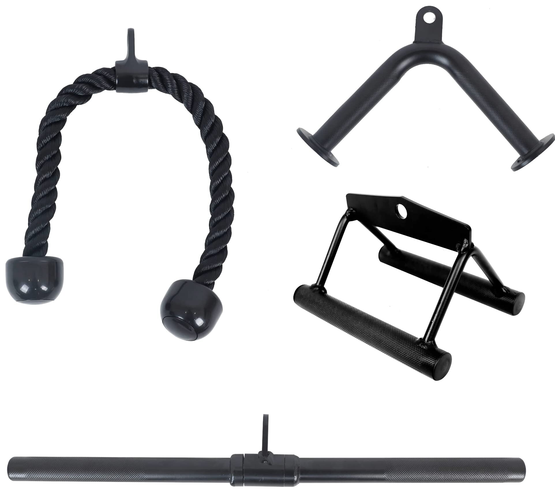 Fitvids Tricep Press Down Cable Attachment LAT Pulldown Attachment ...