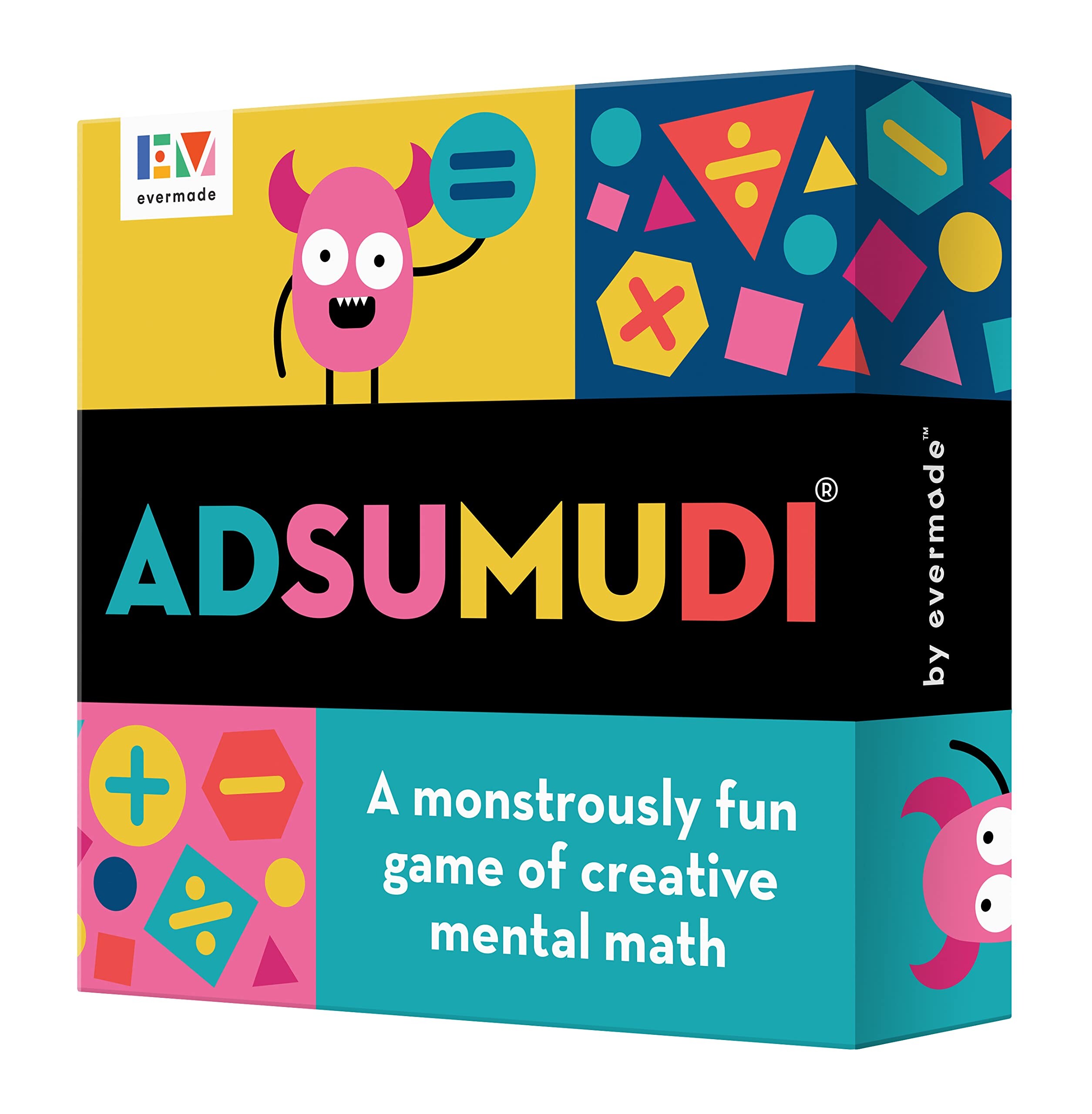 Evermade Adsumudi Math Game - The Monstrously Fun Smart Game for Kids ...