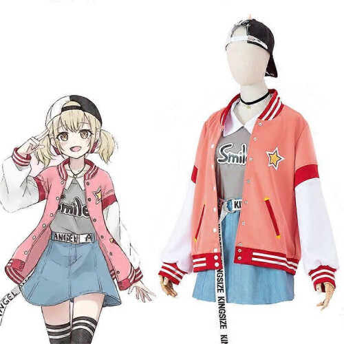 (S) Deluxe Azusawa Kohane Cosplay Costume Super Star Singer Uniform ...