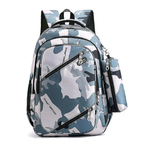 Camouflage Men Backpacks Travel Kids School Bag Cool Boy Military ...