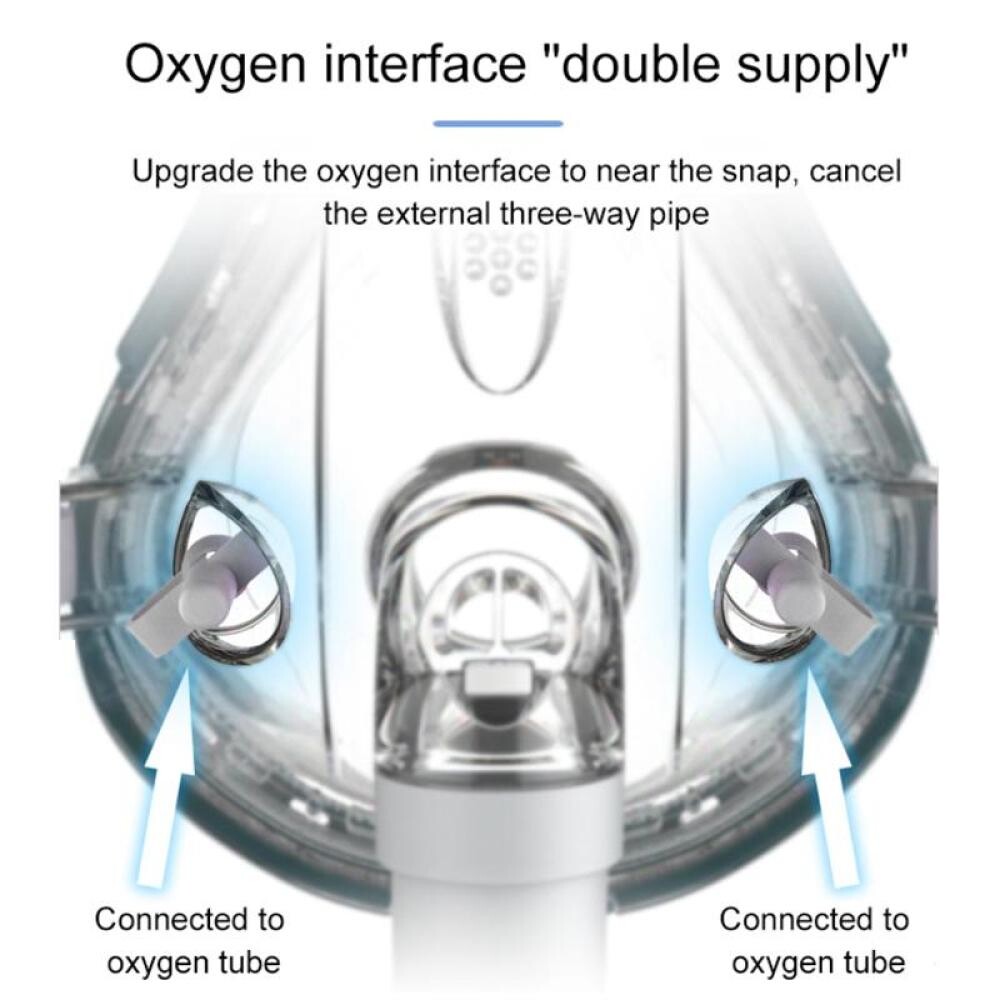 BMC F1B Full Face Mask CPAP Auto CPAP BiPAP Mask Wish Headgear for ...