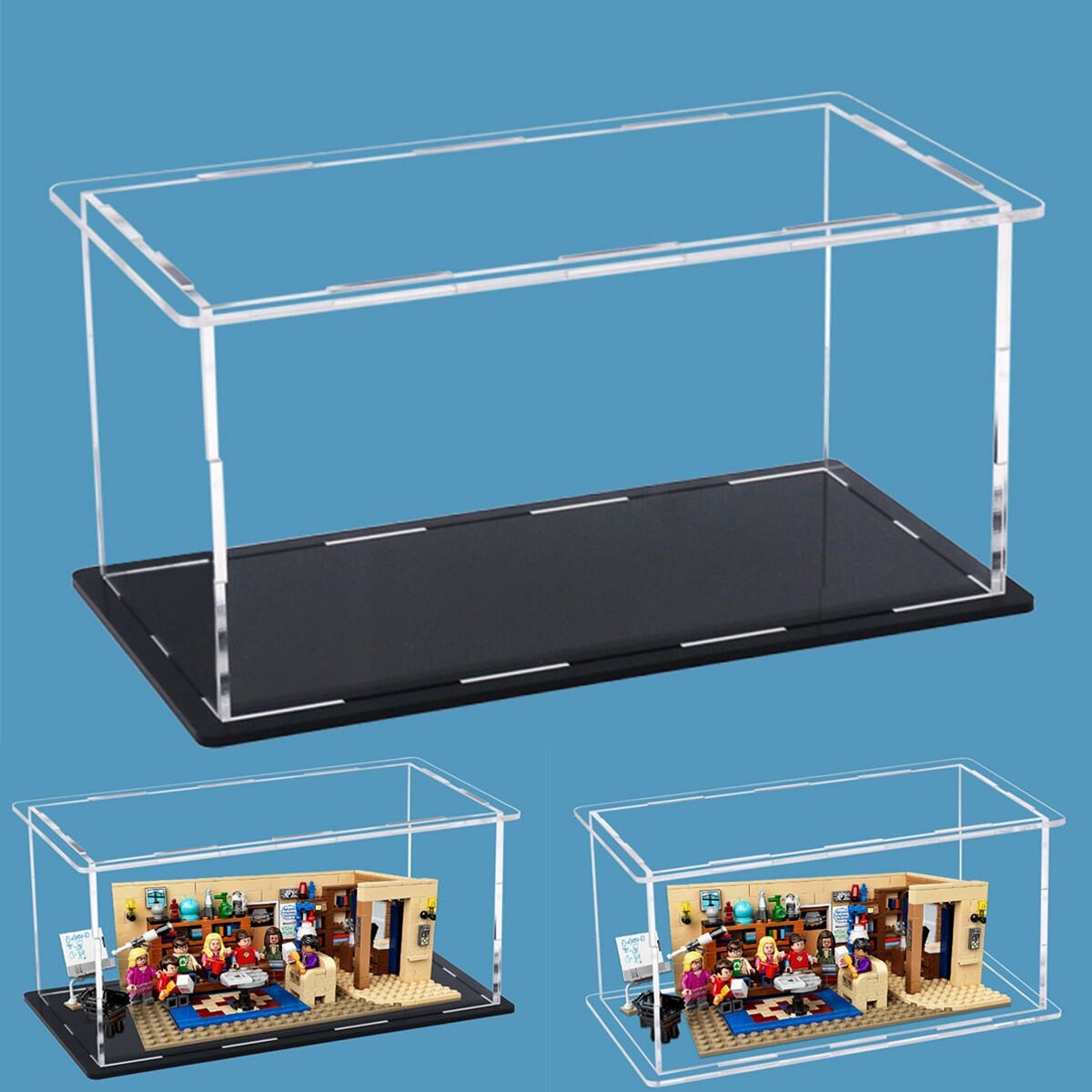 DIY Acrylic Display Case For LEGO 21302 The Big Bang Theory Bricks Toy ...