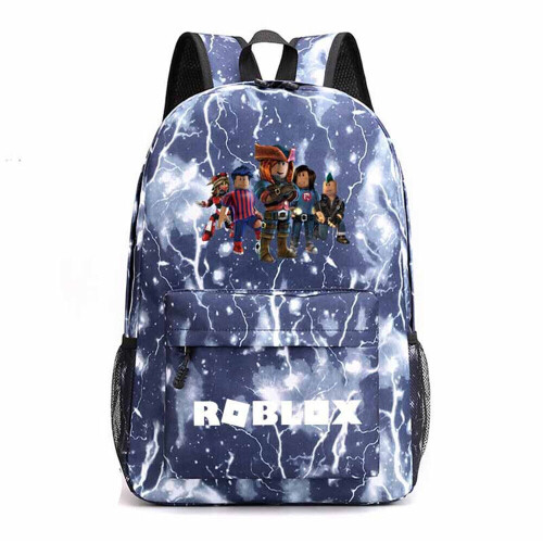 (Lightning Blue) Roblox Game 3D Backpack Kids Boys School Bag Bookbag ...