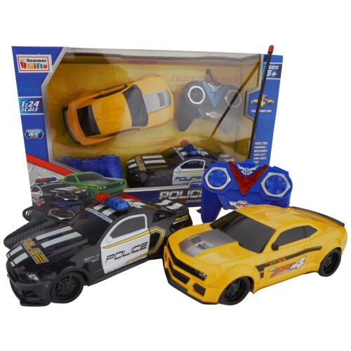 Police Chase Camaro 1/24 Radio Remote Control Car (Twin Pack) RC Cars ...