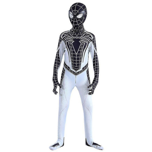 (130cm) Spider-man Negative Suit Cosplay Costume Party Jumpsuit Fitted ...