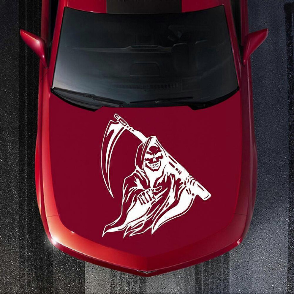 Grim Reaper Scythe Car Sticker Universal Adhesive Car Sticker Car ...