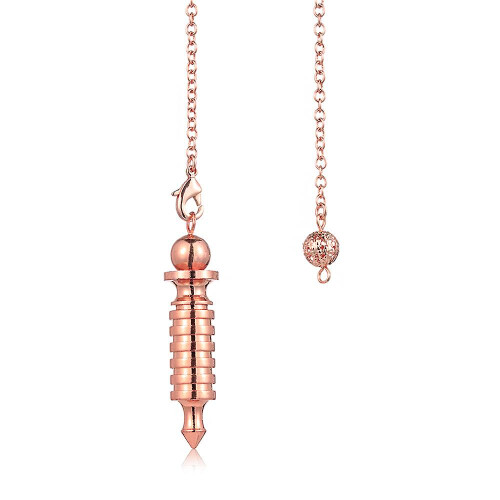 (2*rose gold) 1pcs Metal Pendulum Pendulo Radiestesia Pendulums For ...