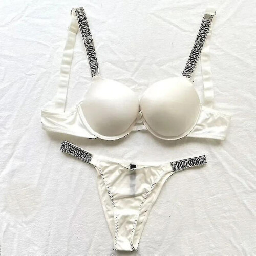 (85B, Glossy follows7) Sexy Lingerie Comfort Women Set Push Up Bra Victoria's Secret Lingerie ...