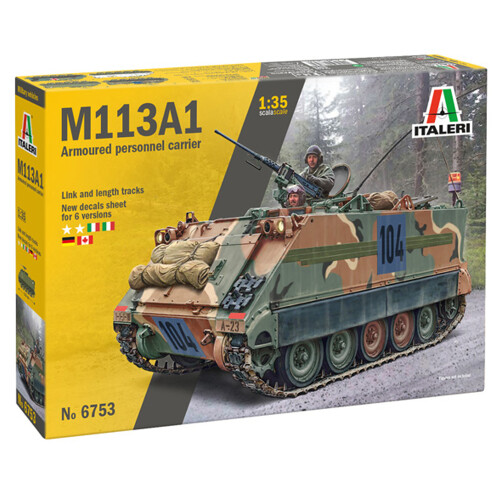 Italeri 6753 M113A1 APC Armoured Personnel Carrier 1:35 Model Kit on OnBuy