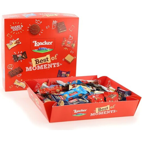 Loacker The Best of 600g 2023 Edition Gift Box 100% Italian Hazelnuts ...