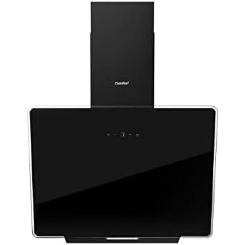 60cm Angled Cooker Hood ANGJ64B-60 Tempered Glass Extractor Hood with ...