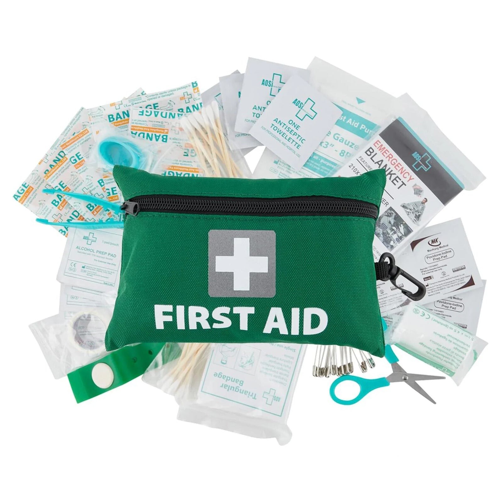 92pcs TRAVEL FIRST AID KIT Medical Workplace Set Emergency Family ...