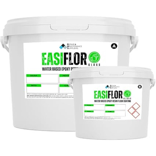(15KG, BS 10A07) RMS Easiflor Gloss | Water Based Epoxy Resin Floor ...