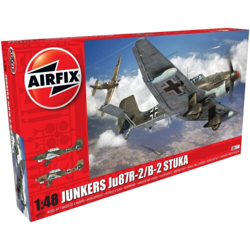 Airfix Model Set - A07115 Junkers JU87B-2/R-2 Model Building Kit ...