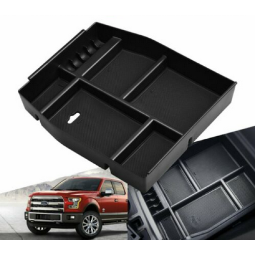 For Ford Raptor F150 2015-2019 Car Center Console Armrest Storage Box ...