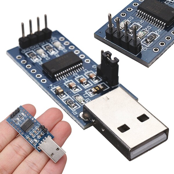 FT232 USB UART Board FT232R FT232RL To RS232 TTL Serial Module 52 x 17 ...