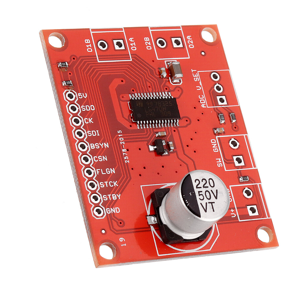 L6470 Stepper Driver 3A Bipolar Stepper Motor Driver Board for 8-45V ...