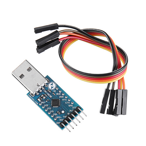 CP2104 USB 2.0 to TTL UART 6pin Serial Converter Module STC PRGMR With Cables on OnBuy