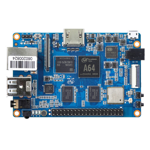 Banana Pi BPI-M64 A64 1.2 Ghz Quad-Core ARM Cortex A53 64-Bit 2GB DDR3 8GB EMMC With WIFI ...
