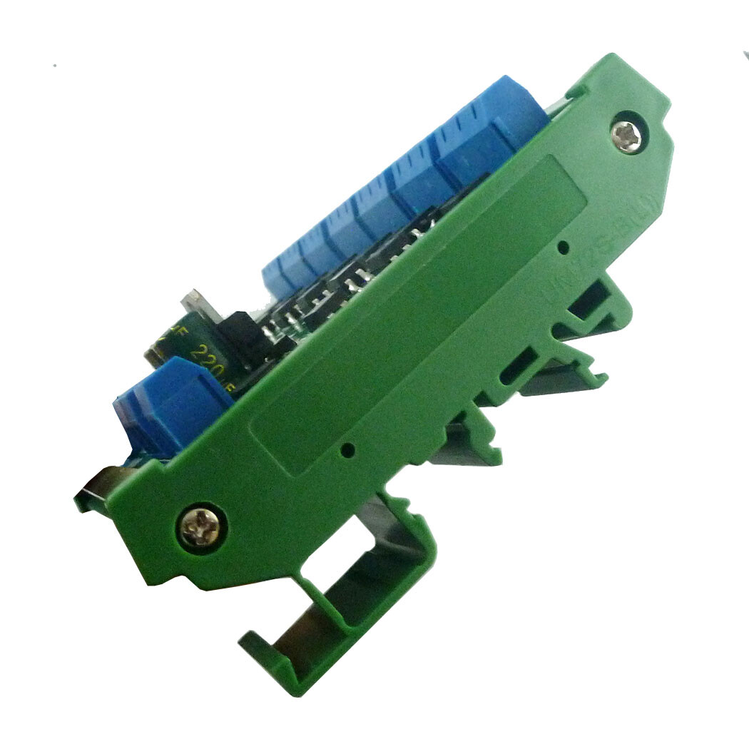 DC 12V 24V 8 Isolated IO DIN35 C45 Rail Box UART RS485 MOSFET Module Modbus RTU Control Switch ...