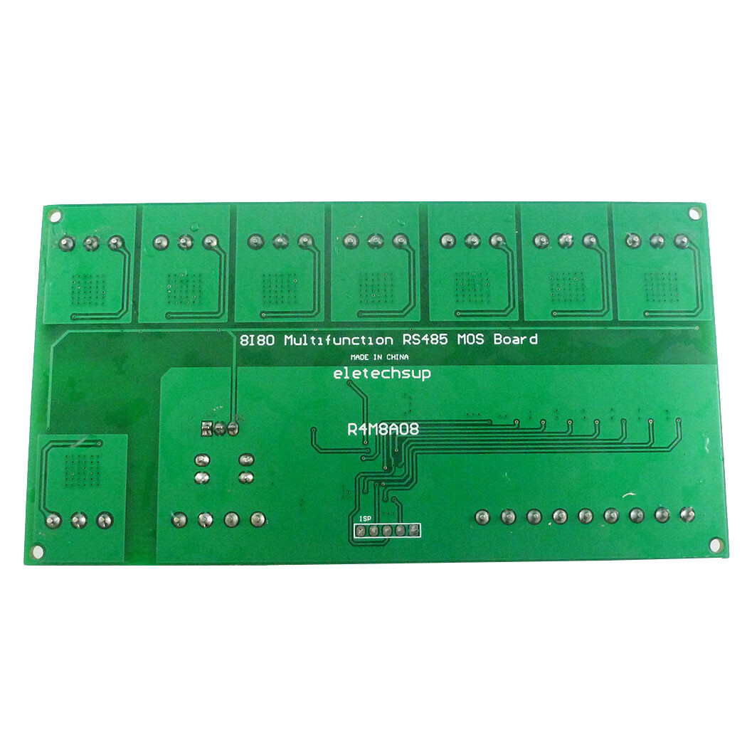 DC 12V 24V 8 Isolated IO DIN35 C45 Rail Box UART RS485 MOSFET Module Modbus RTU Control Switch ...