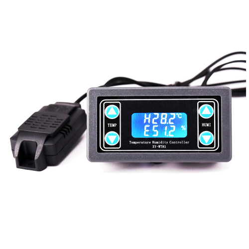 XY-WTH1 DC 6-30V Temperature and Humidity Controller Module Wet Control Switch Constant Sensor ...