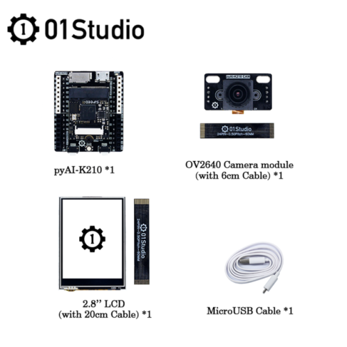 01Studio pyAI- K210 Development Board Python AI Artificial Intelligence Machine Vision Deep ...