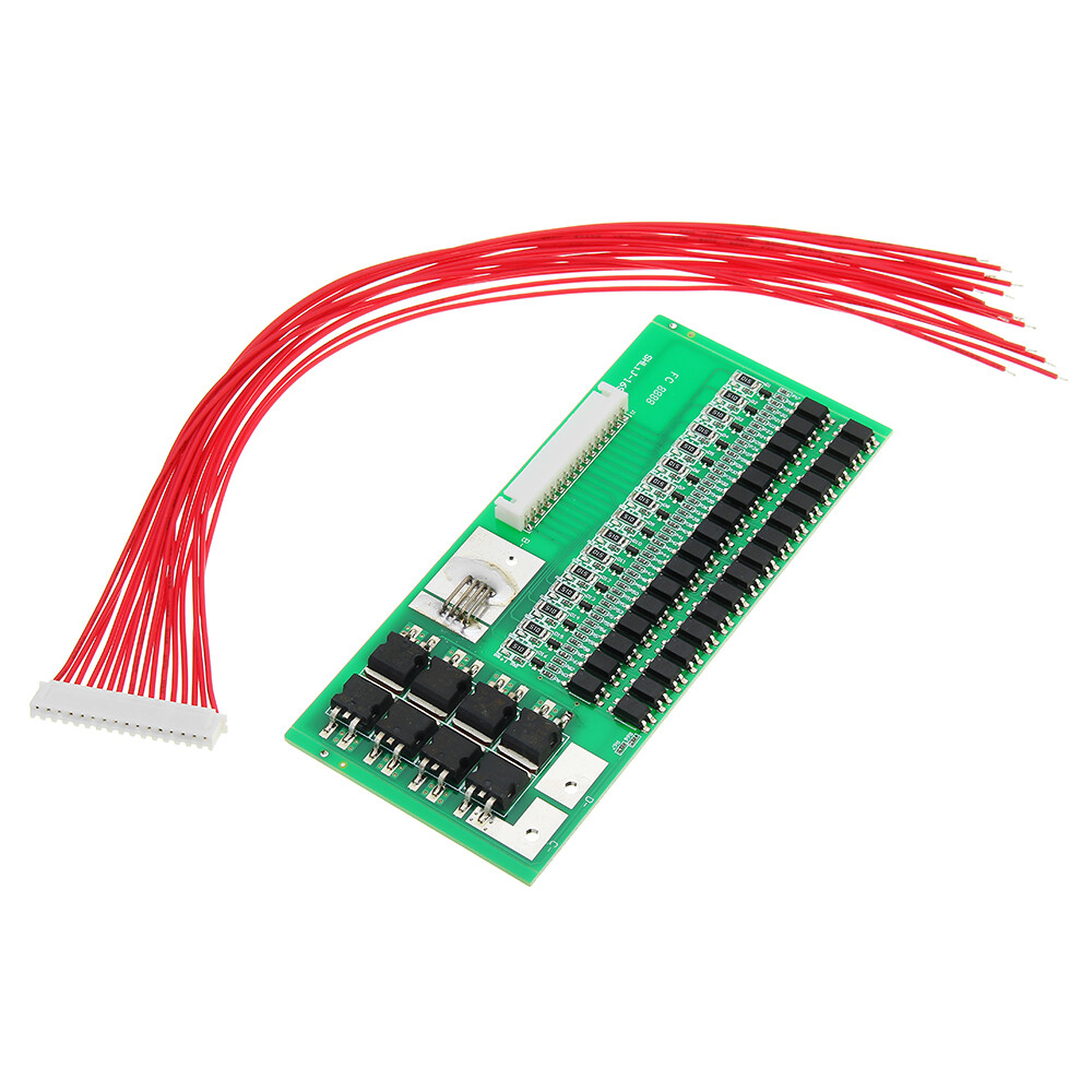 48V 30A 16 Cell LiFePo4 Lithium Iron Battery BMS Balancing Protection ...