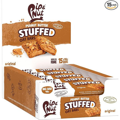 Pip & Nut Peanut Butter Stuffed Oat Bar Original 15 x 48g on OnBuy