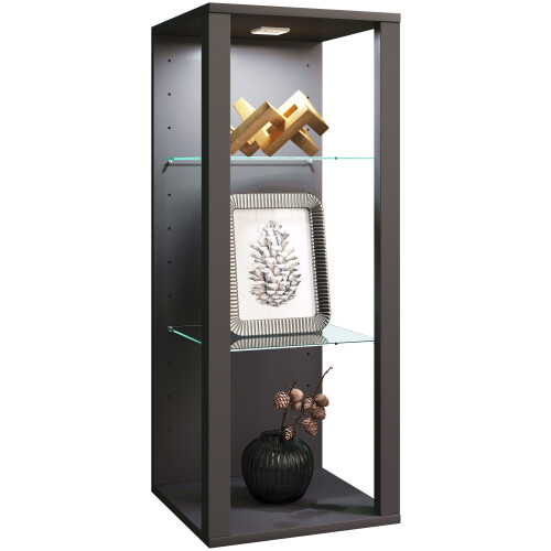 Wood Glass Wall Display Case Hanging Display Case Collectible Display ...