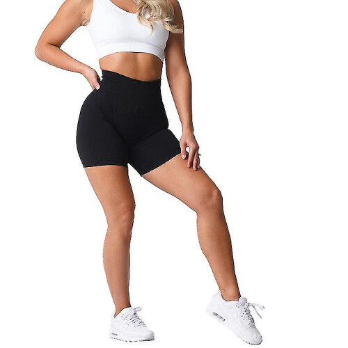 (Cobalt, S) Nvgtn Spandex Solid Seamless Shorts Women Soft Workout ...