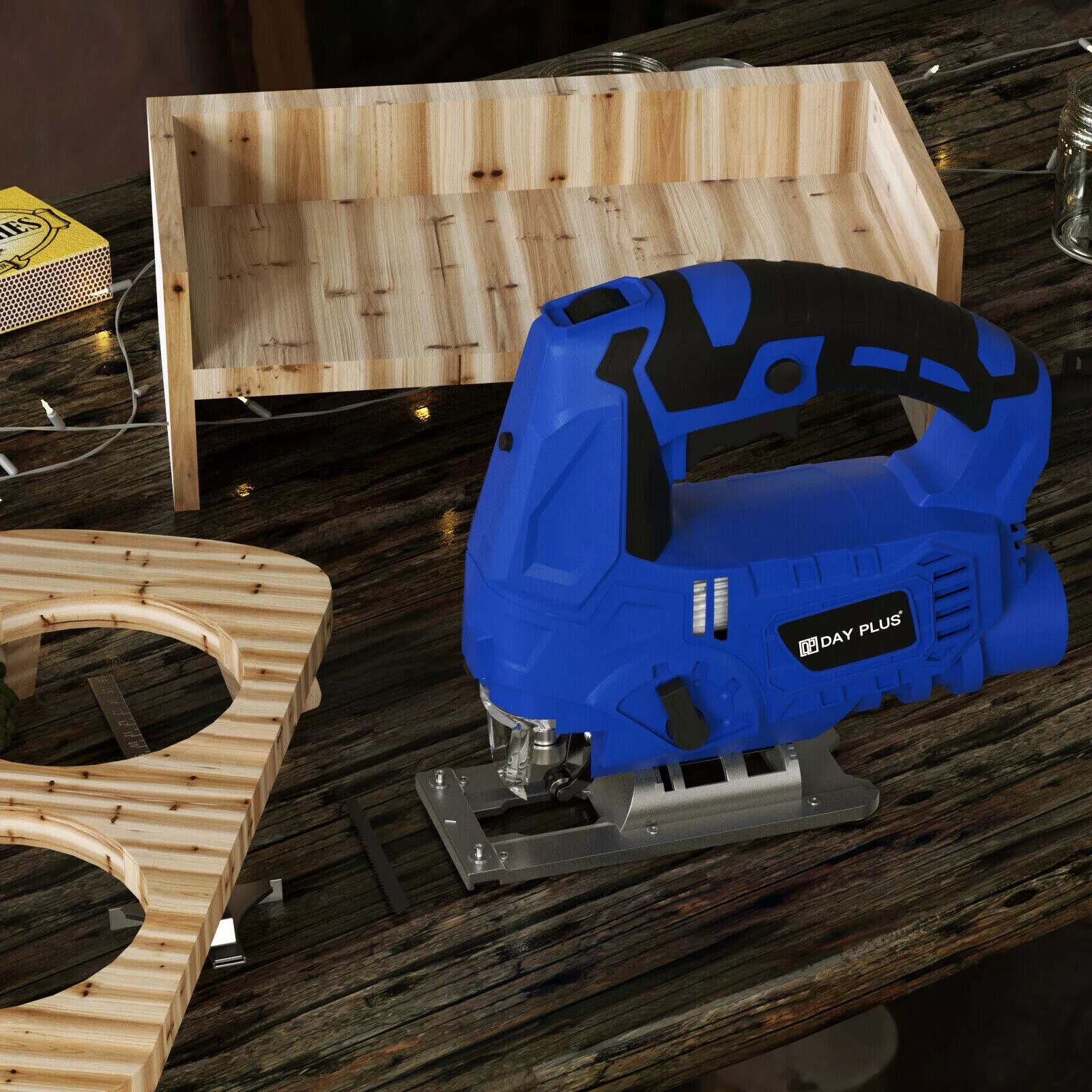 Powerful Tool Jig Saw Corded Electric Low Vibration 6 Variable Speed ...